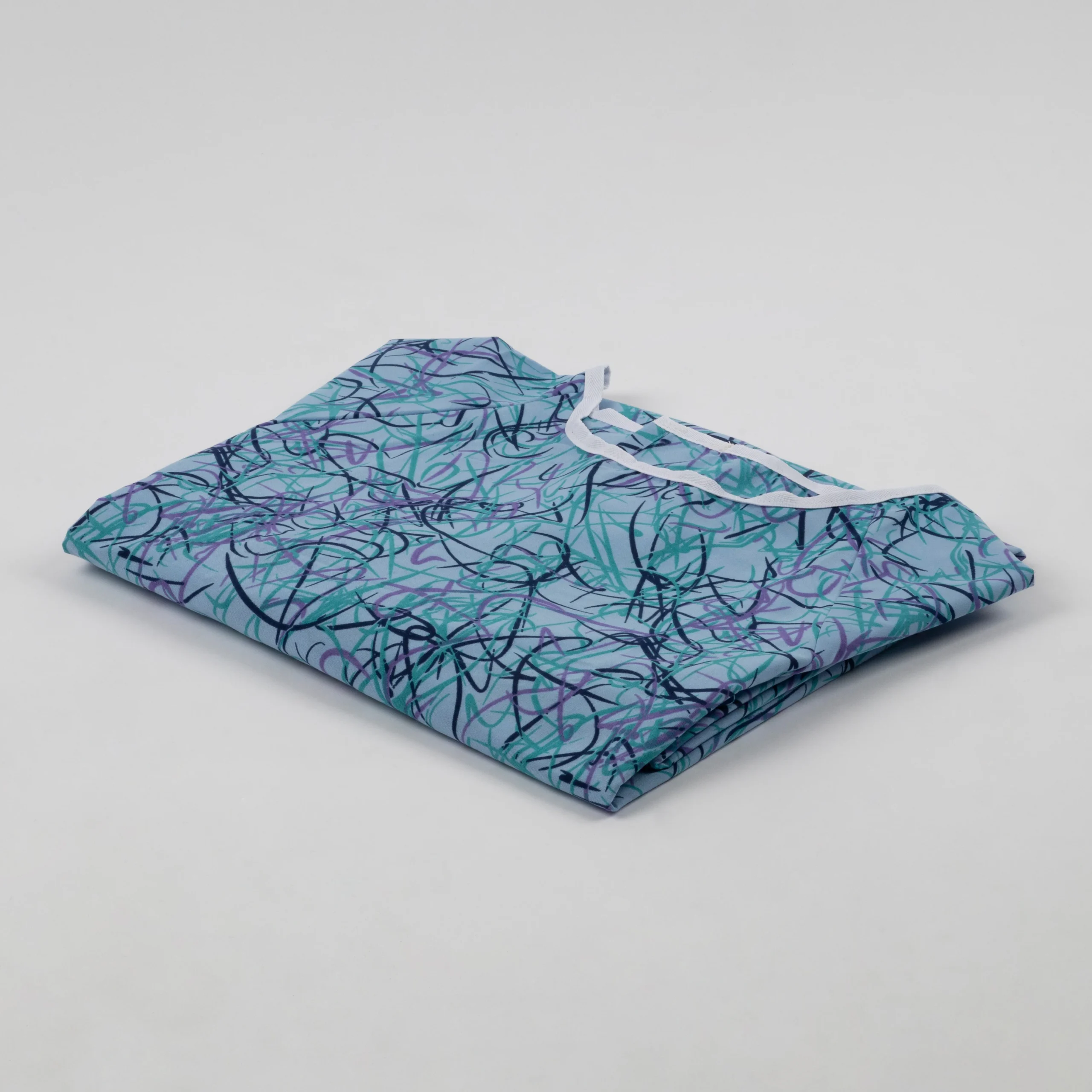 Level 1 Isolation Patient Gown - 99% Polyester / 1% Carbon - Calderon ...